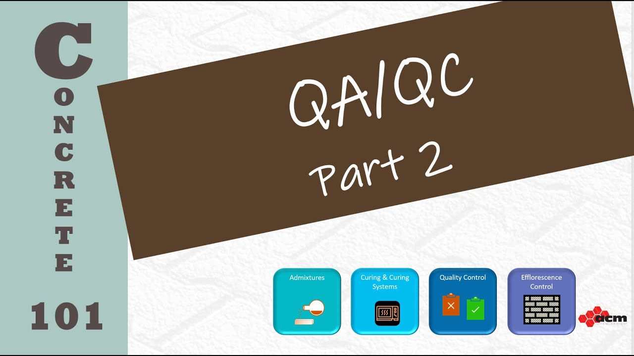 QA/QC Part 2 for Dry Cast Concrete Products - YouTube