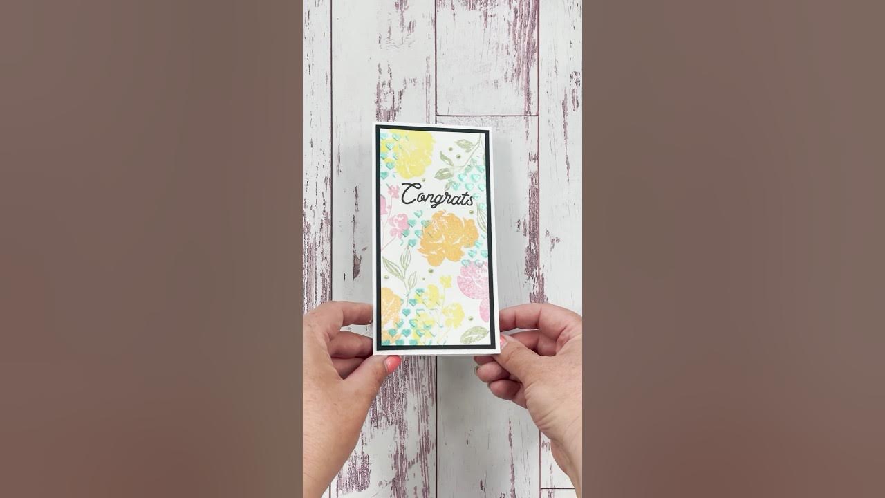Liquid Pearls Congratulations Card by Joy Baldwin - YouTube