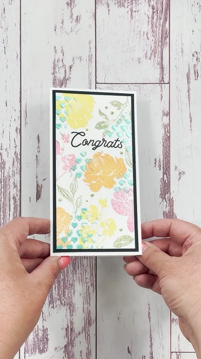 Liquid Pearls Congratulations Card by Joy Baldwin - YouTube