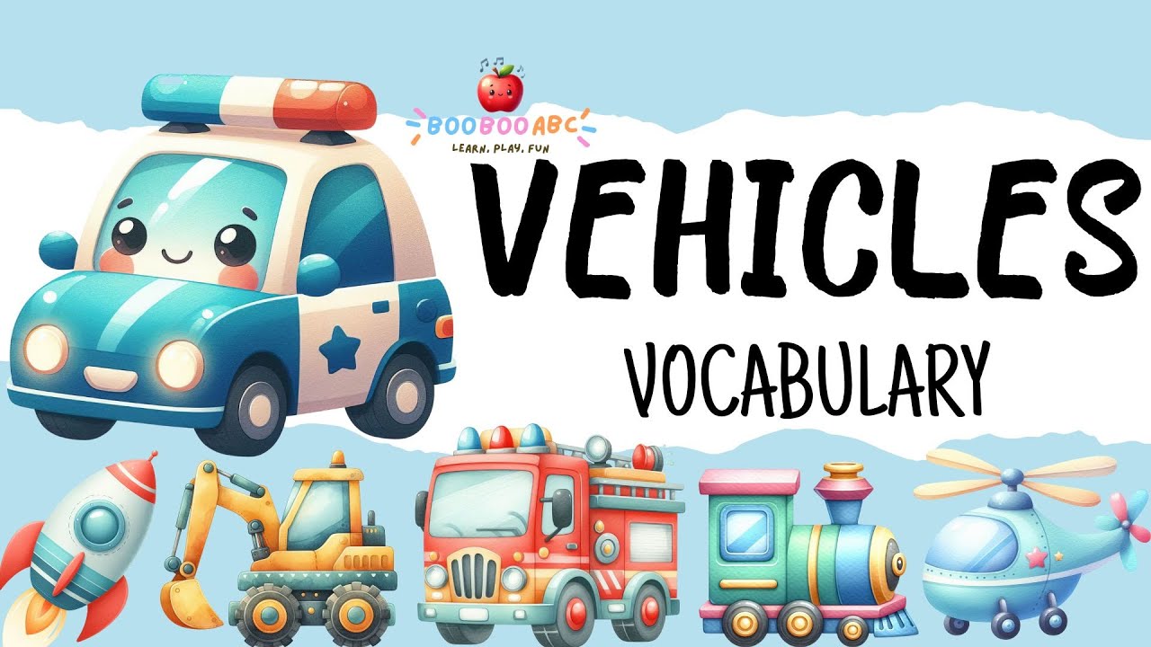 Learn Vehicles for Kids | Fun and Educational Flashcards | Cars, Trucks ...