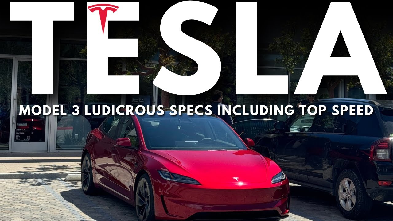 More Model 3 Ludicrous Specs Including Top Speed - YouTube