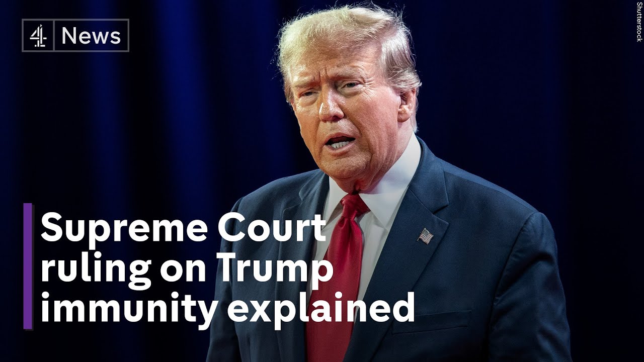 Donald Trump immune from ‘official acts’ as president - YouTube