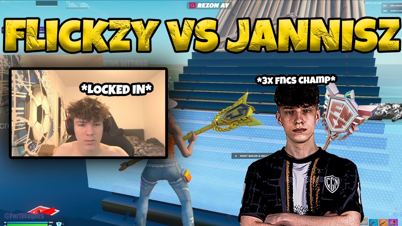 Flickzy VS Jannisz *CRAZY* 1v1! - YouTube