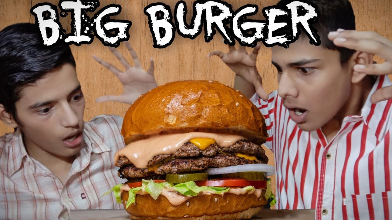 BIG BURGER EATING CHALLENGE || Big Burger Eating Competition || Food ...