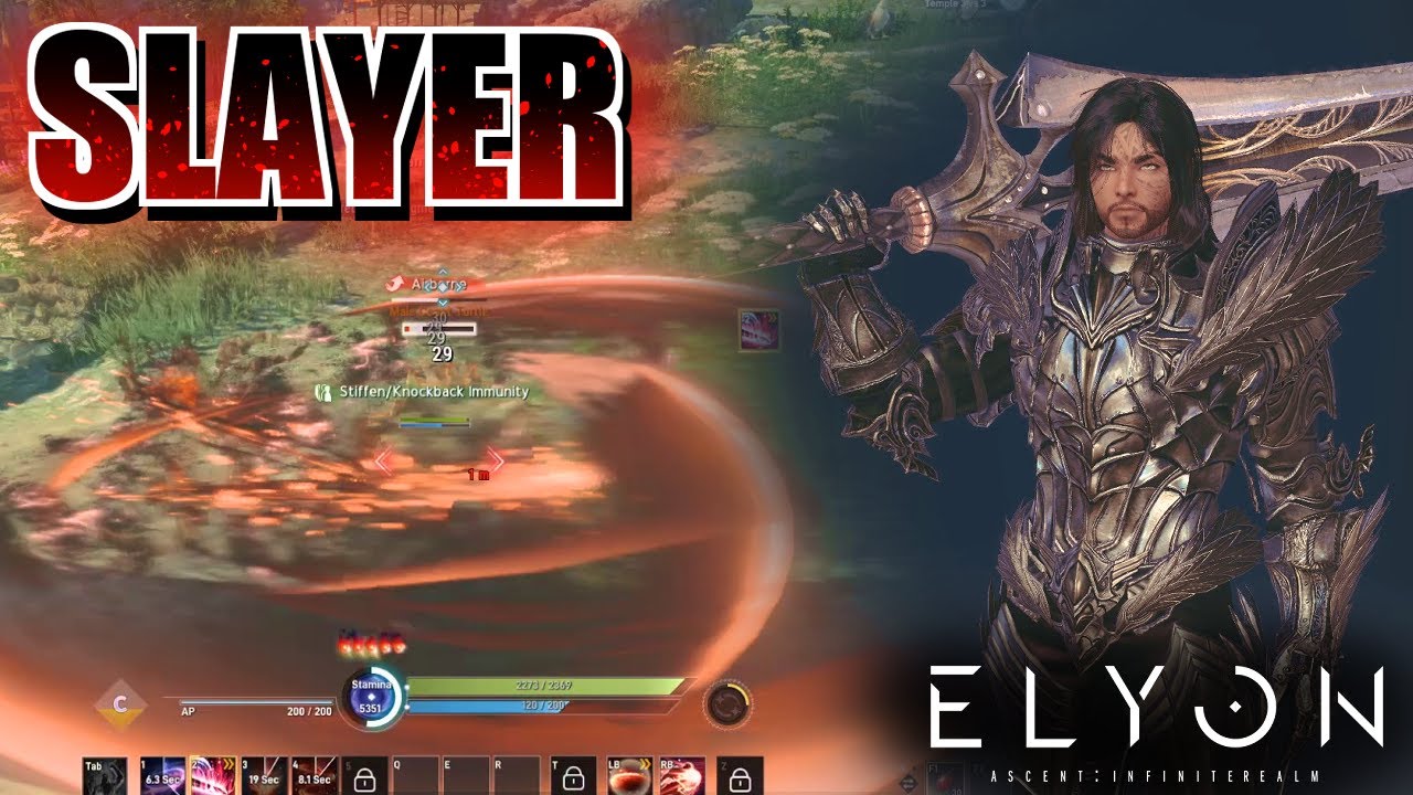 𝗦𝗟𝗔𝗬𝗘𝗥 starting abilities - 𝗠𝗘𝗟𝗘𝗘 𝗗𝗣𝗦 class - Elyon - Korean MMO - YouTube