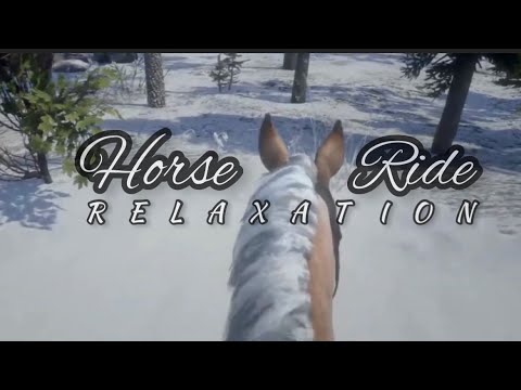 Riding on a horse - Wild West Ambience Relaxation - YouTube