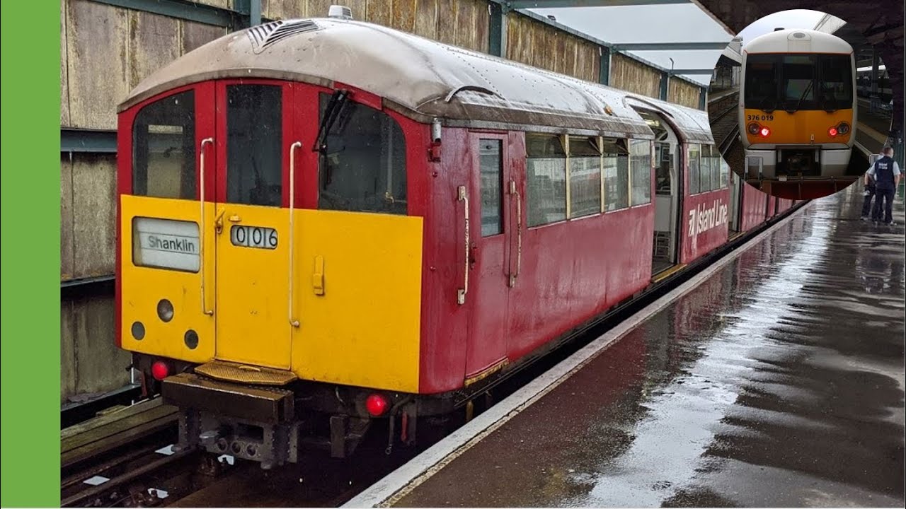 Class 483 departs Ryde Pier Head - YouTube