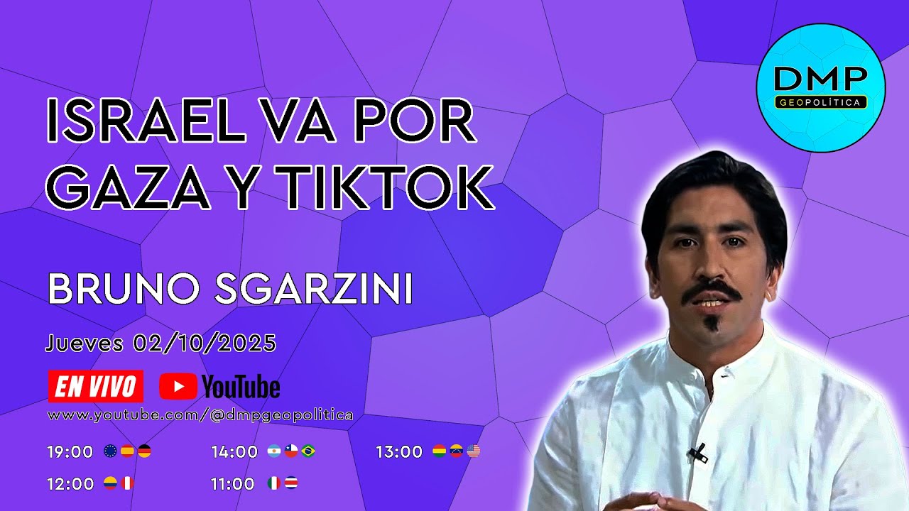 ISRAEL VA POR GAZA Y TIKTOK - BRUNO SGARZINI - YouTube