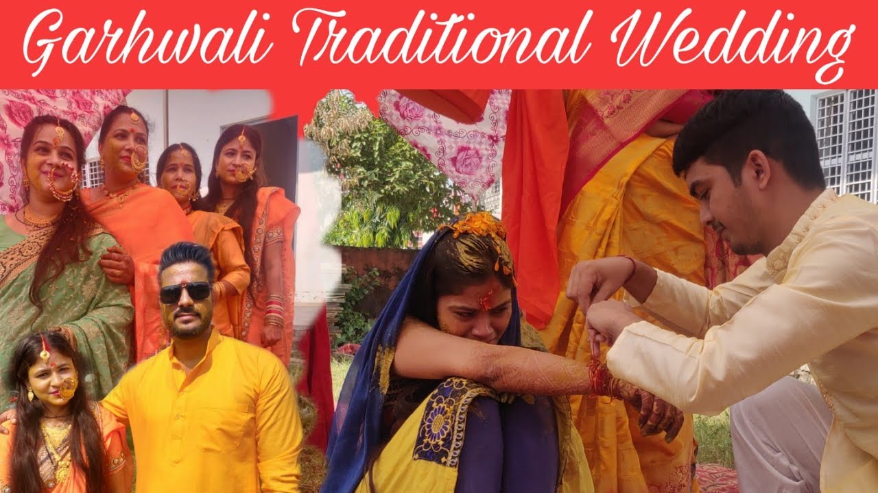 Traditional Garhwali Wedding | My Sister's Marriage VLOG | Garhwali Marriage Dance - YouTube