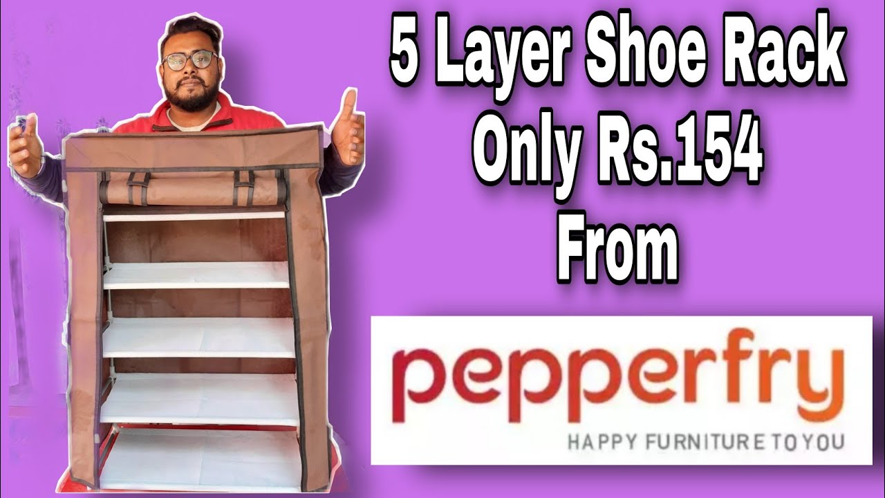 5 Layer Shoe Rack From Pepperfry Only Rs.154 🔥|| Assemble Full Tutorial ...