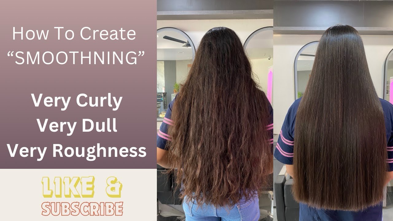 How to create “SMOOTHNING” ??? Very curly & dry hair | very dull ...