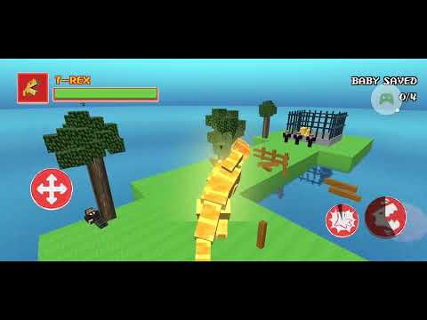 Blocky Dino Park T-Rex Rampage - Full Game - YouTube