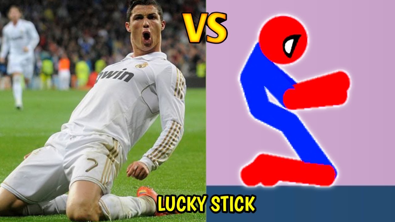 Cristiano Ronaldo vs Stickman | Stickman Dismounting funny and epic ...