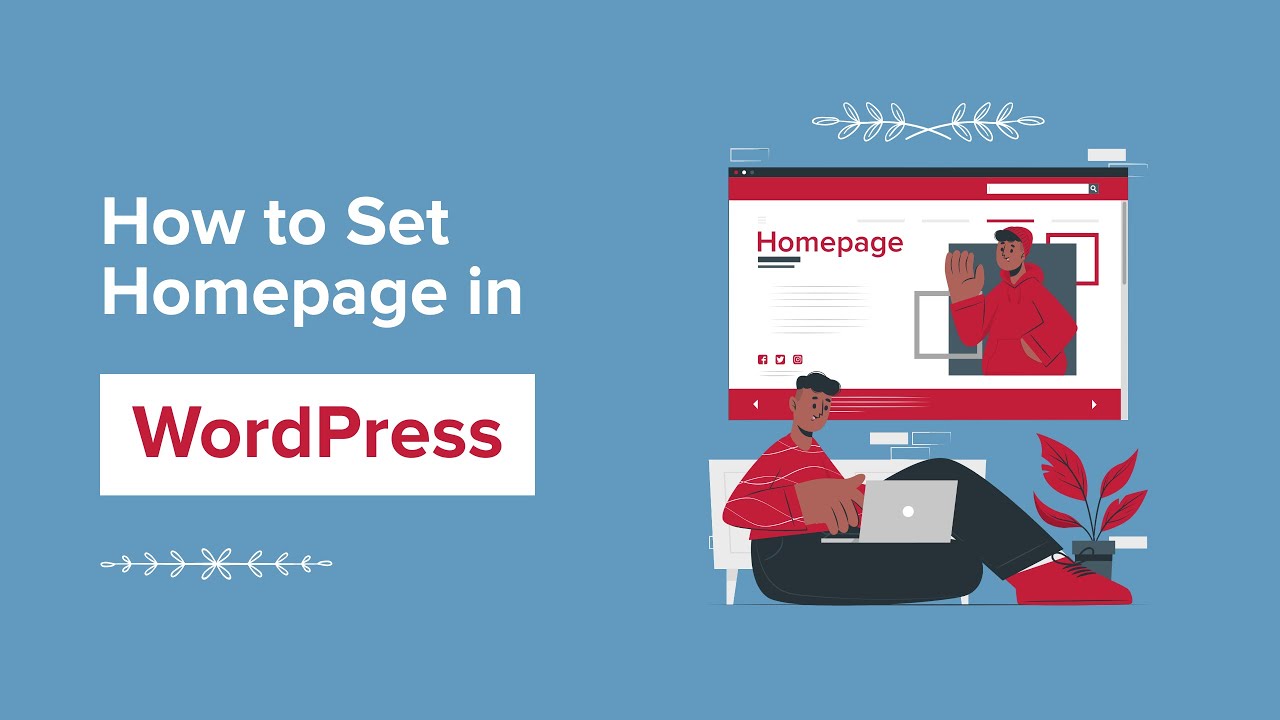 How to Set Homepage in WordPress? (Easy Beginner’s Guide) - YouTube
