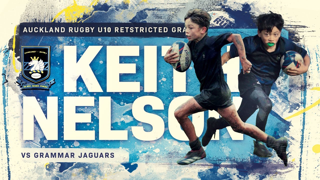 U10R | Ponsonby Keith Nelson vs Grammar Jaguars | Junior Rugby ...