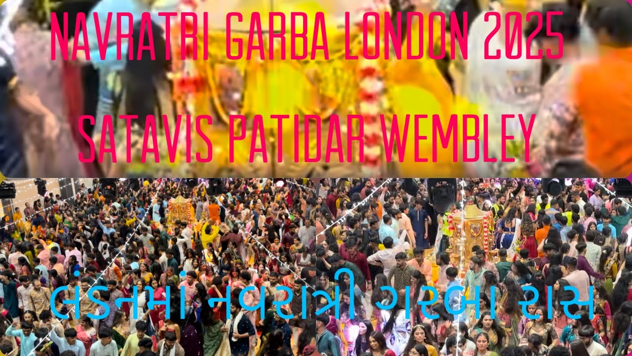 Navratri Festival London Satavis Patidar Hall Gujrati Garba Navratri ...