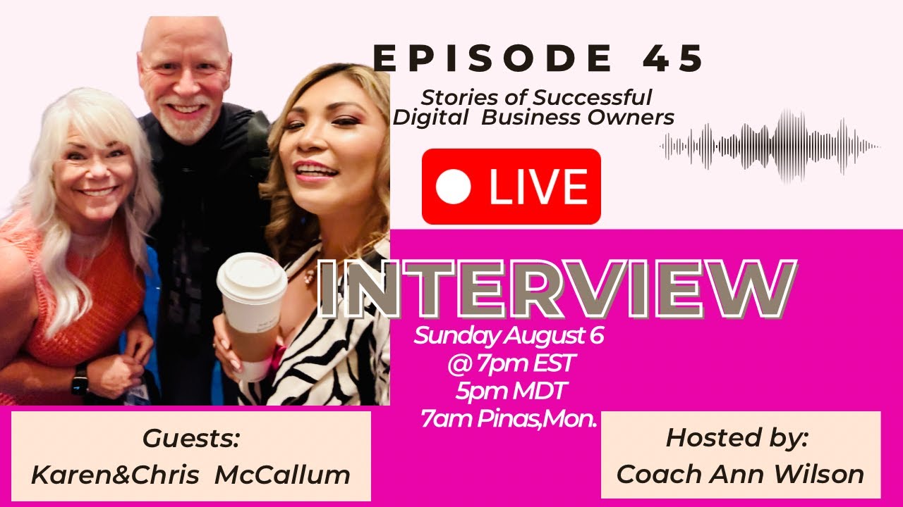 Episode 45: Stories of Successful Digital Business Owners- Chris and ...