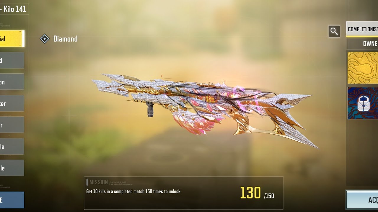 GRINDING CODM TEST SEVER ( GRINDING Mythic Kilo 141 Diamond skin )pt 2 ...