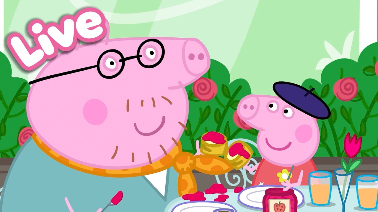 🍎 Peppa Pig Best Bites LIVE! 🐷 Peppa’s Food & Cooking Moments | Tales ...