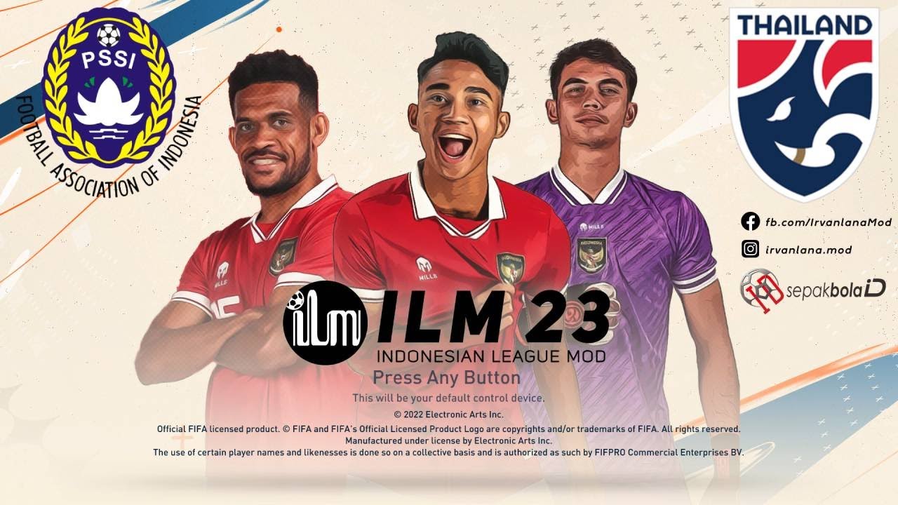 🔴 FIFA 23 - Indonesia vs Thailand | Mod ILM 23 - YouTube