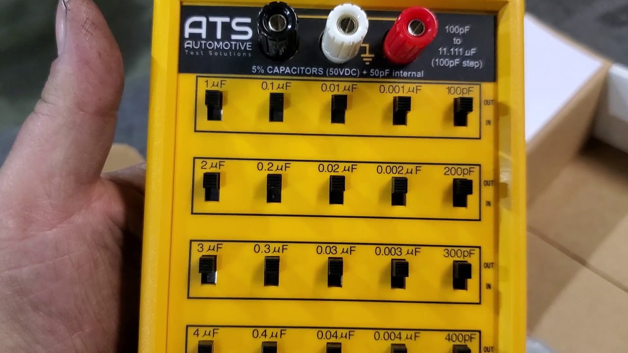 Ats Resistance and Capacitance Decade boxes. - YouTube