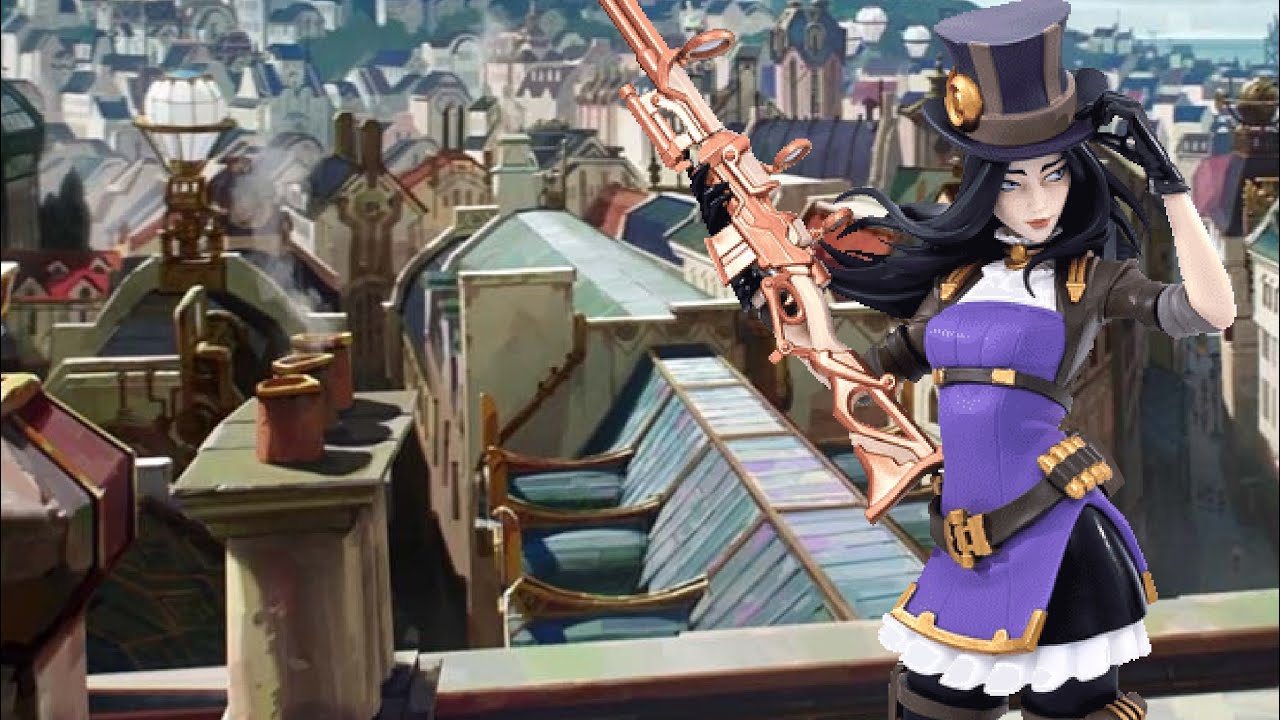 League of Legends - Caitlyn Unlocked - Riot Games Statue - YouTube