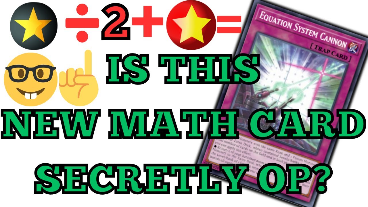 IS THIS NEW MATH CARD IN LEGACY OF DESTRUCTION SECRETLY OP? #yugioh ...