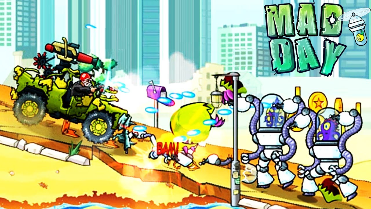 MAD DAY / Безумный день ПРОХОЖДЕНИЕ / игры про машины games car - YouTube