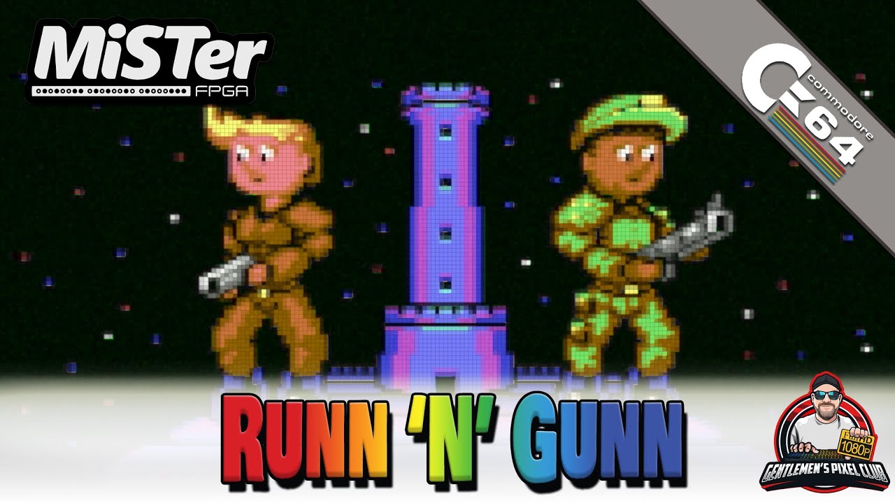 Runn 'N' Gunn / MiSTer FPGA / Commodore 64 - YouTube