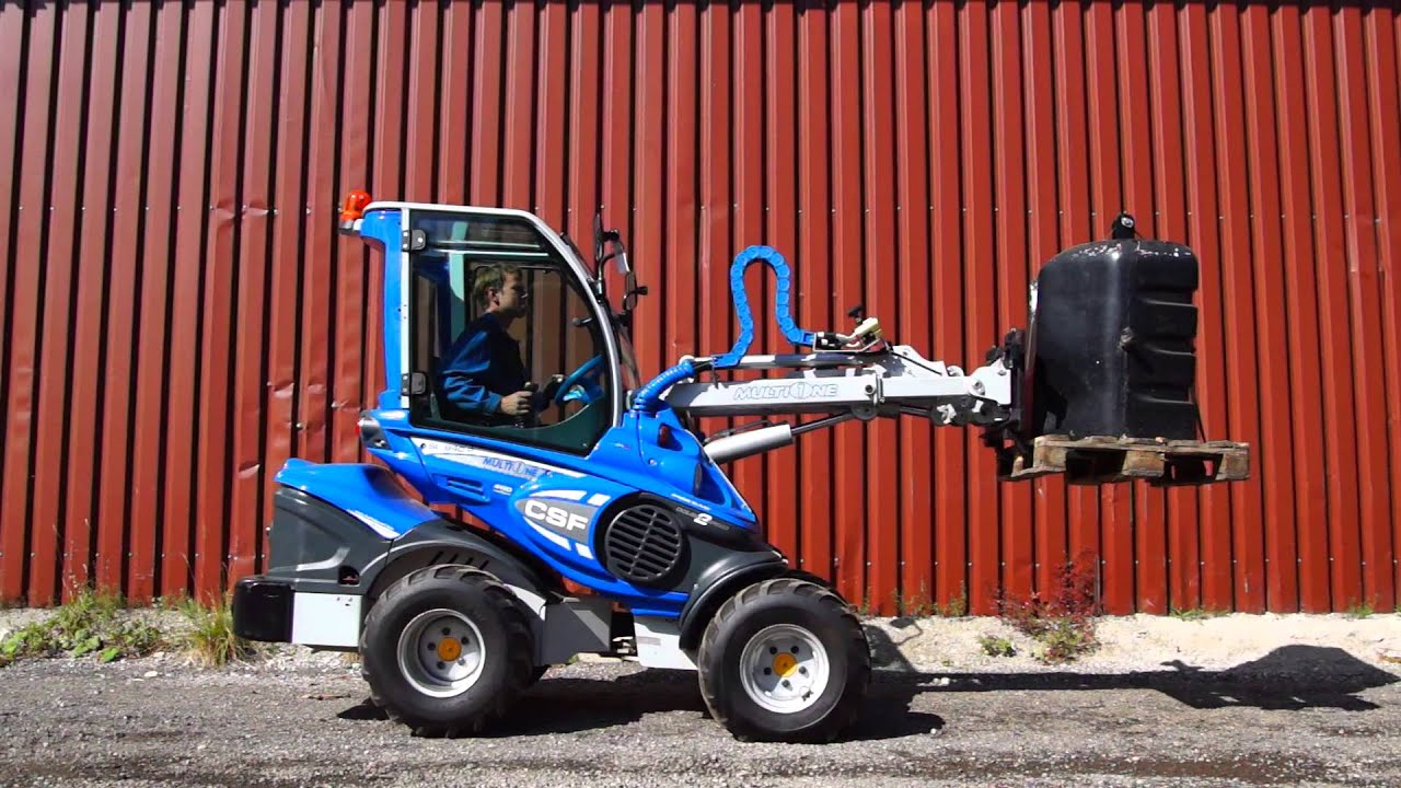 CSF MultiOne SL840DTP mit Heckgewicht beim Heben von 1000 kg - YouTube