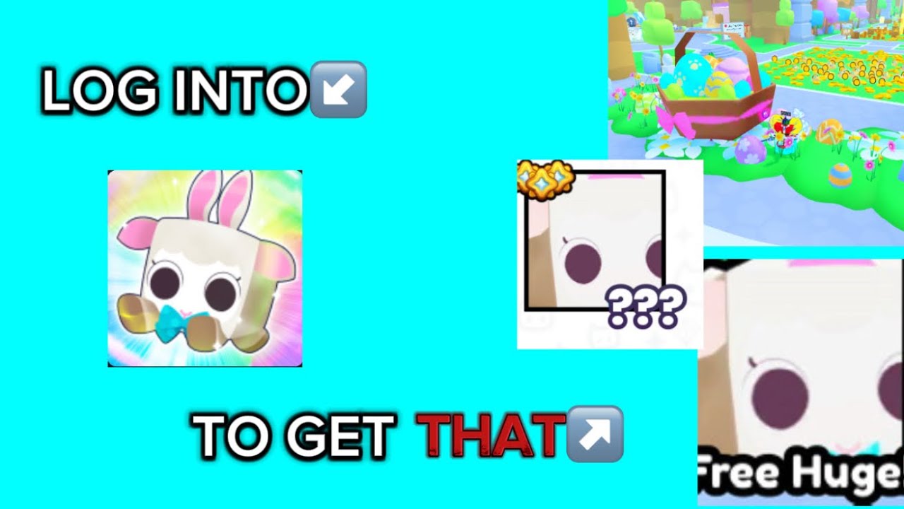 You can get a FREE huge in ps99?!.! (Easter Event) - YouTube
