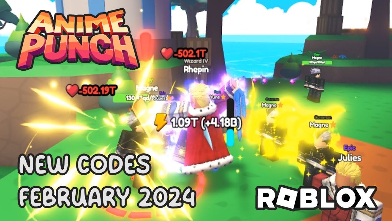 Roblox Anime Punch Simulator New Codes February 2024 - YouTube