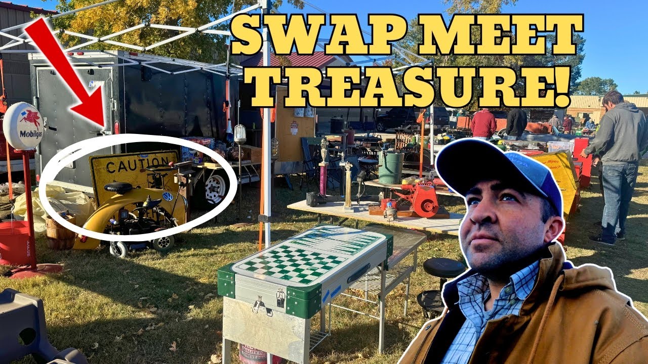 I Found Some AWESOME Stuff at the Swap Meet! (Rare Signs, Parts, & More ...