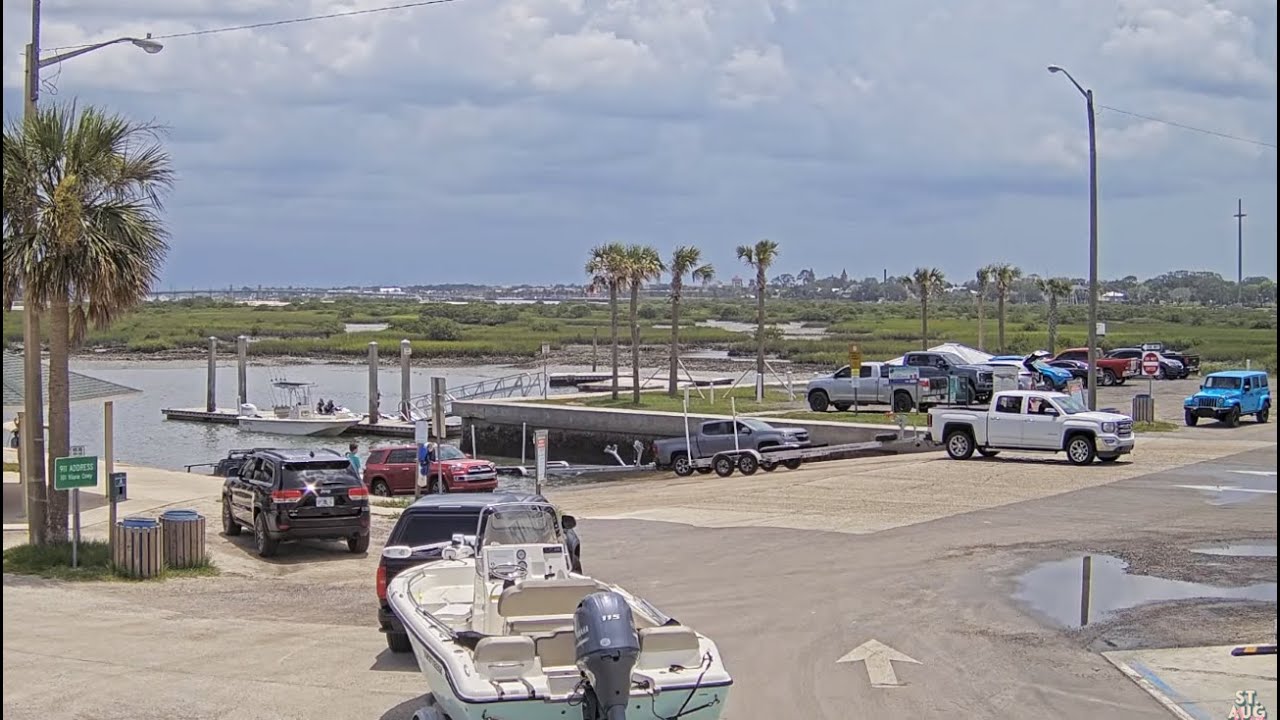 Vilano Boat Ramp LIVE 24/7 | St. Augustine, Florida - YouTube