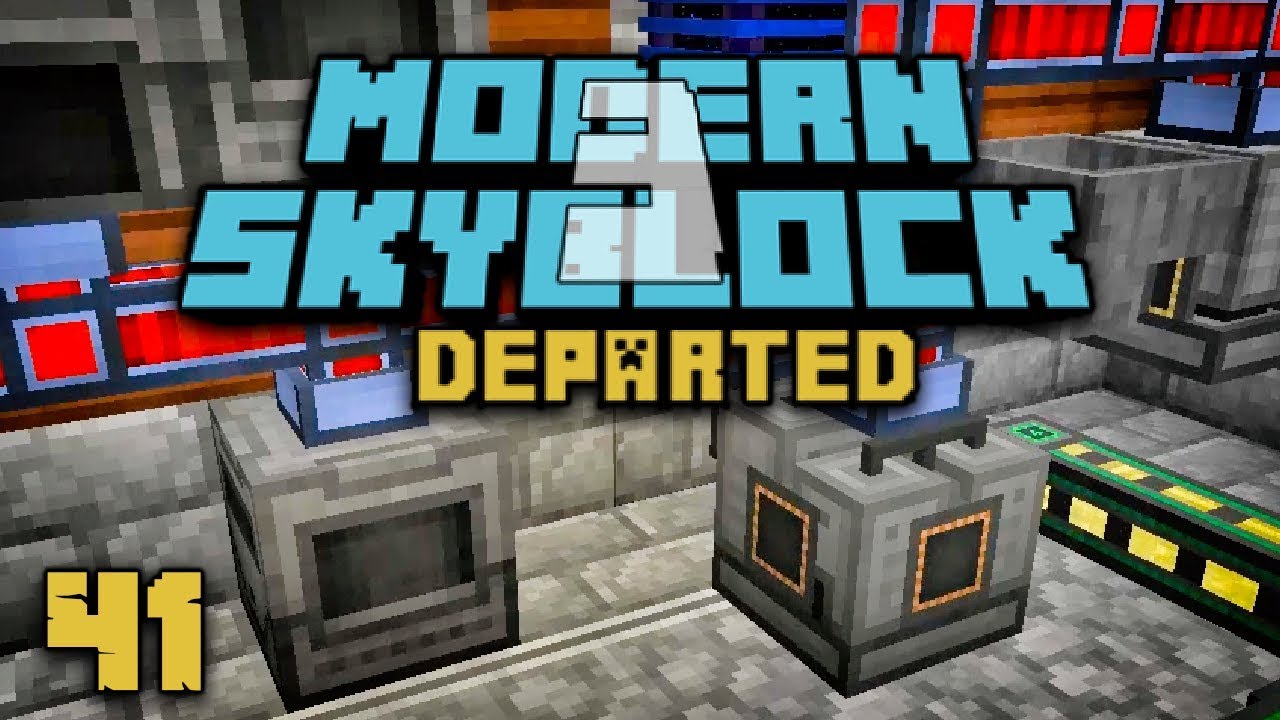Modern Skyblock 3: Departed EP41 Mekanism Crystallizing Tungsten - YouTube
