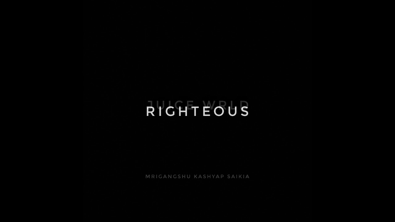 Righteous - Juice WRLD [cover/remix by Mrig] - YouTube