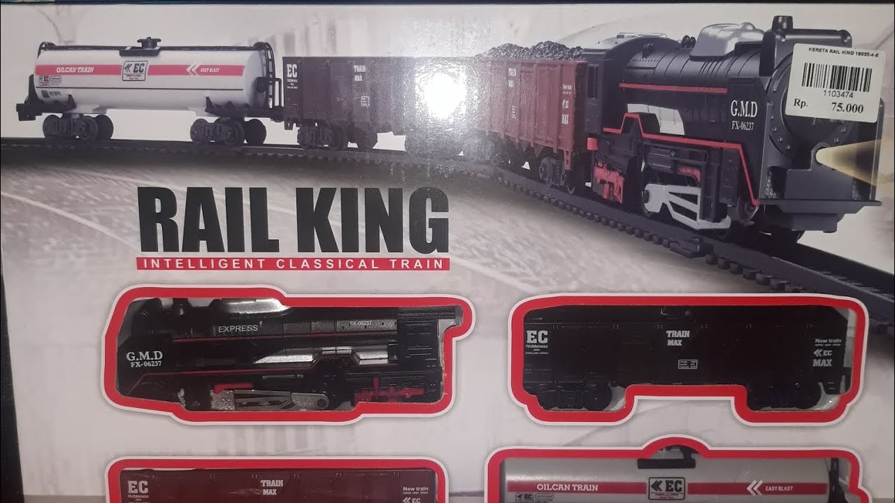 unboxing rall king kereta... train ...... in tangerang - YouTube