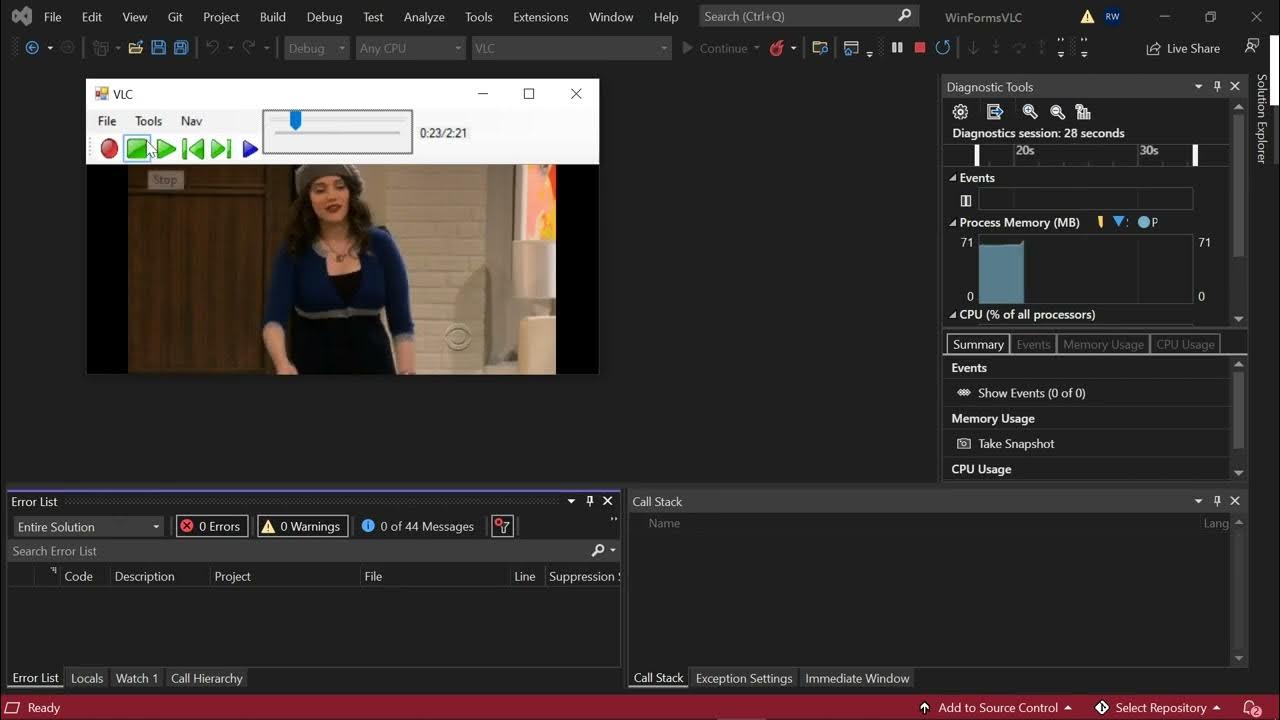 Winforms VLC C# application - YouTube