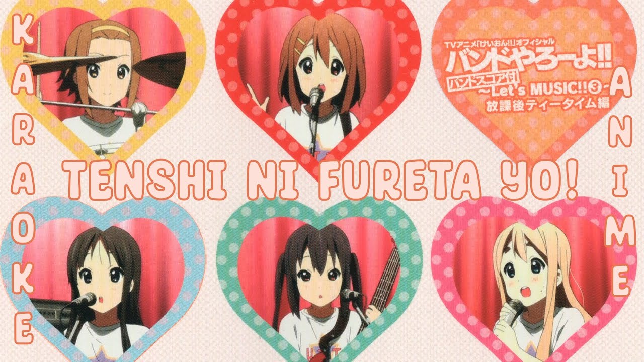 K-ON!! OST - Tenshi ni Fureta yo! [KARAOKE][FULL VERSION] - YouTube