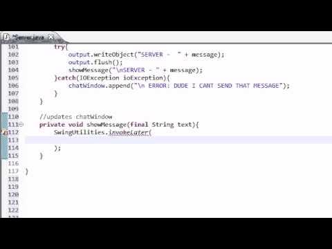 Intermediate Java Tutorial - 46 - Displaying Messages in the Chat ...