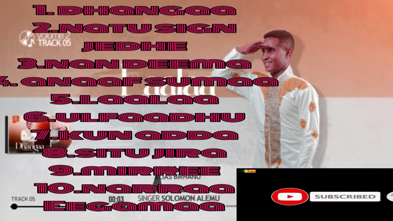 faarfannaa afaan oromoo haaraa 2023 Solomon alemu nonstop gospel song ...