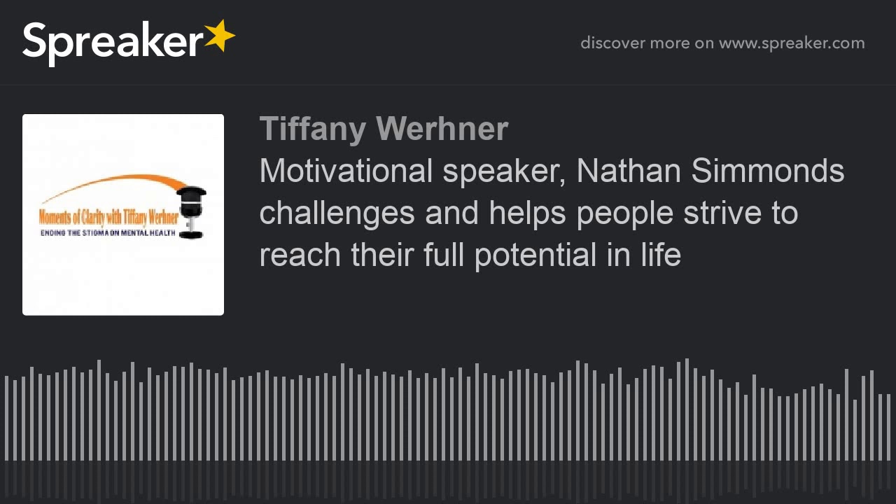 Motivational speaker, Nathan Simmonds challenges and helps people ...