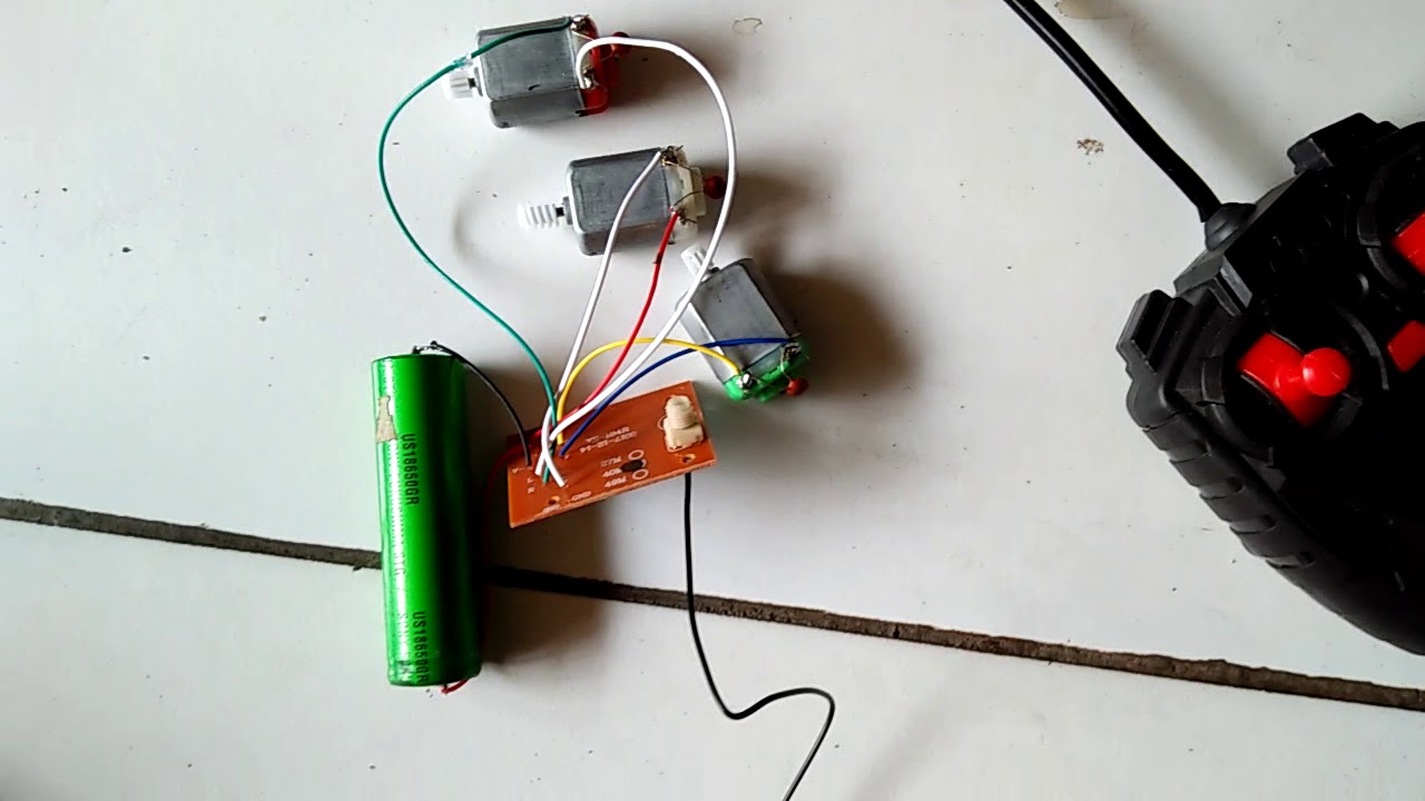 JuAl Modul RC 5 Channel + Receiver + 3 Dinamo - YouTube