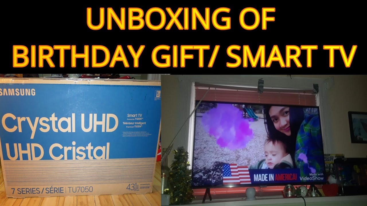 UNBOXING OF BIRTHDAY GIFT A SMART TV - YouTube