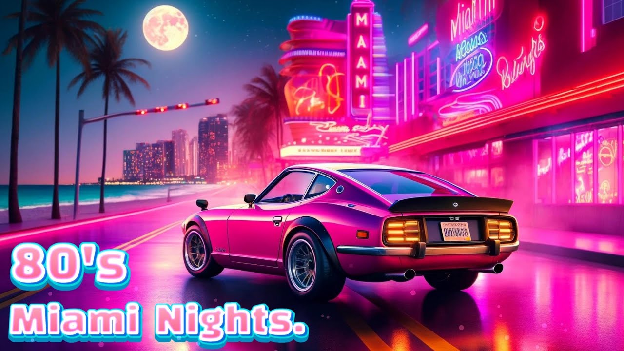 Miami Nights | Retro 80s Lofi Synthwave Mix | Neon Dreams - YouTube