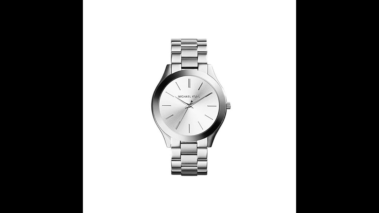Michael Kors Women's Runway Silver-Tone Watch MK3178 - YouTube