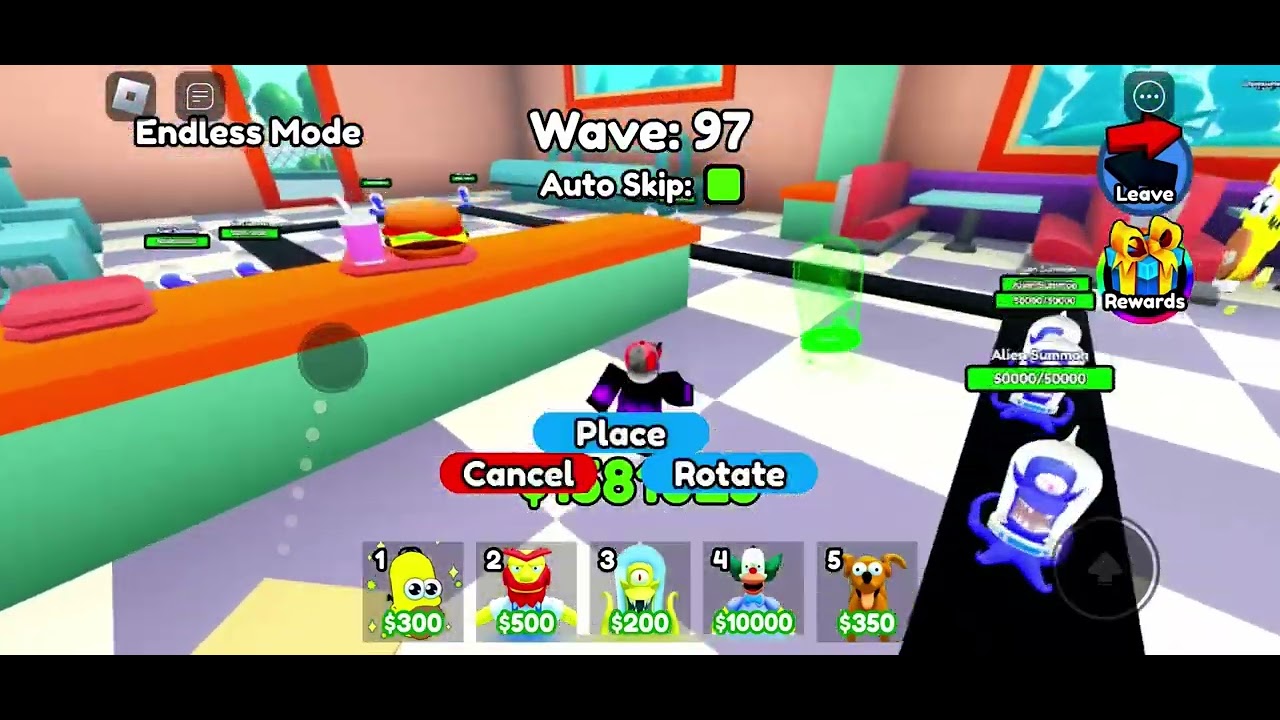 Simpsons tower defense (roblox) - YouTube