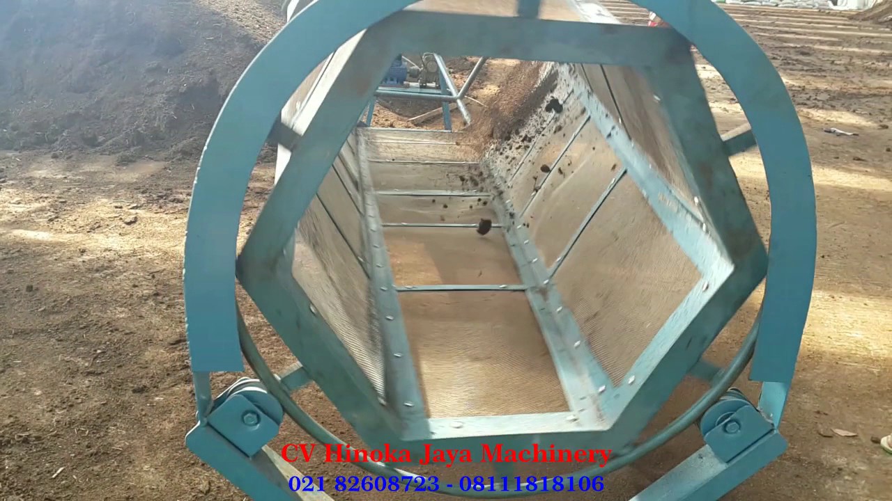 Mesin Scanner Ayakan Kompos - Scanner Compost Machine - YouTube