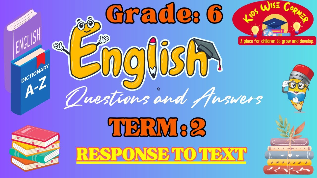 Grade 6 Term 2 English | Exam Questions and Answers - YouTube