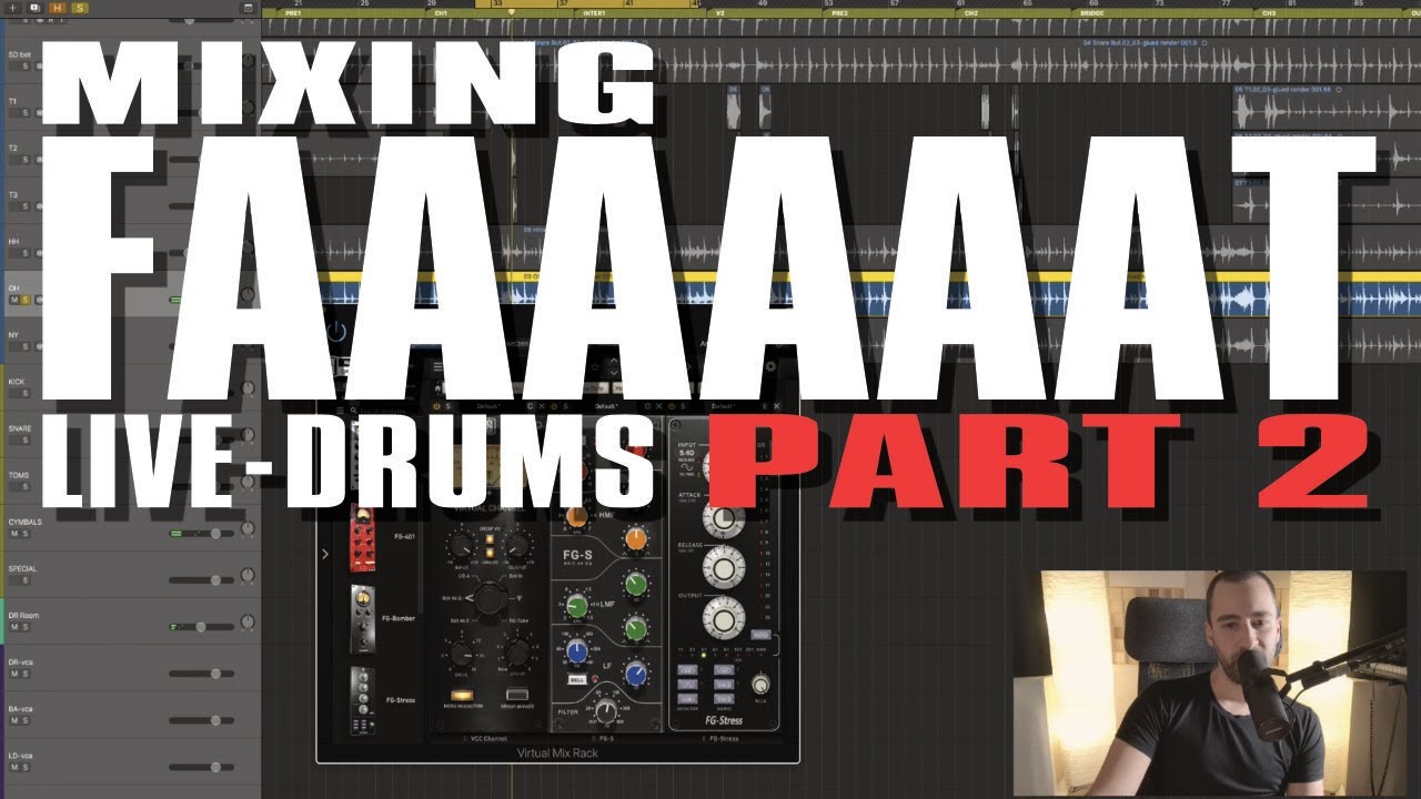 MIXING FAT LIVE-DRUMS - Part 2 - Benni's Livestream #4 - YouTube